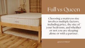 Full vs Queen: Which Mattress Size Should You Choose?
