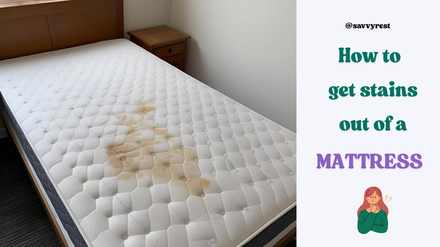 How to Quickly & Easily Remove Stains from Your Mattress