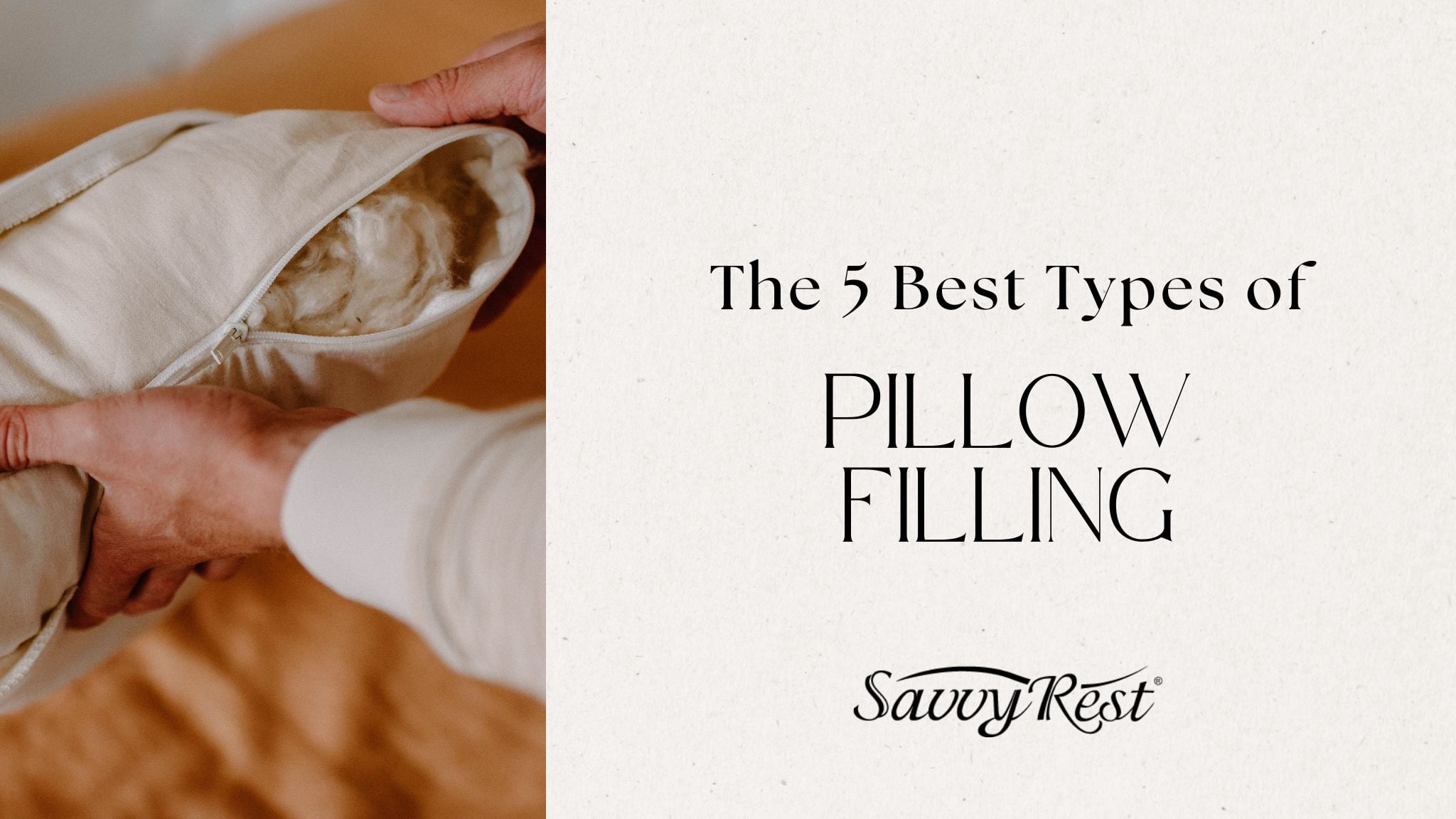 The 5 Best Pillow Fillings for Comfort and Healthy Sleep
